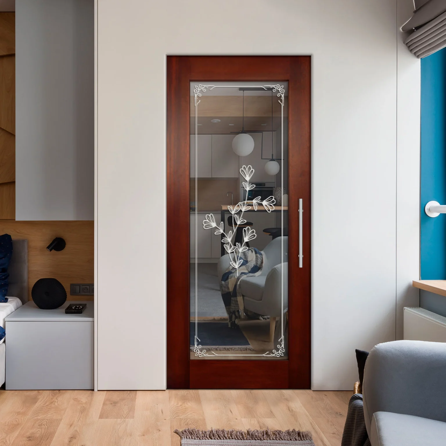 Pivot Wooden Mirror Door - Otto-Sohn